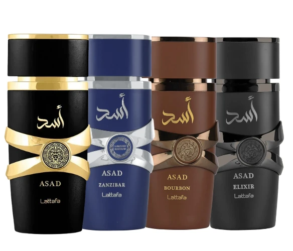 Decant/Sample Lattafa Asad Pack (Asad, Zanzibar, Bourbon & Elixir) For ...